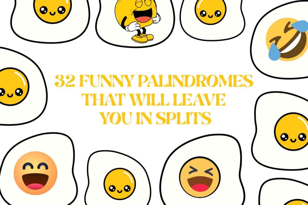 32 Funny Palindromes That Will Leave You In Splits | The Soul Index
